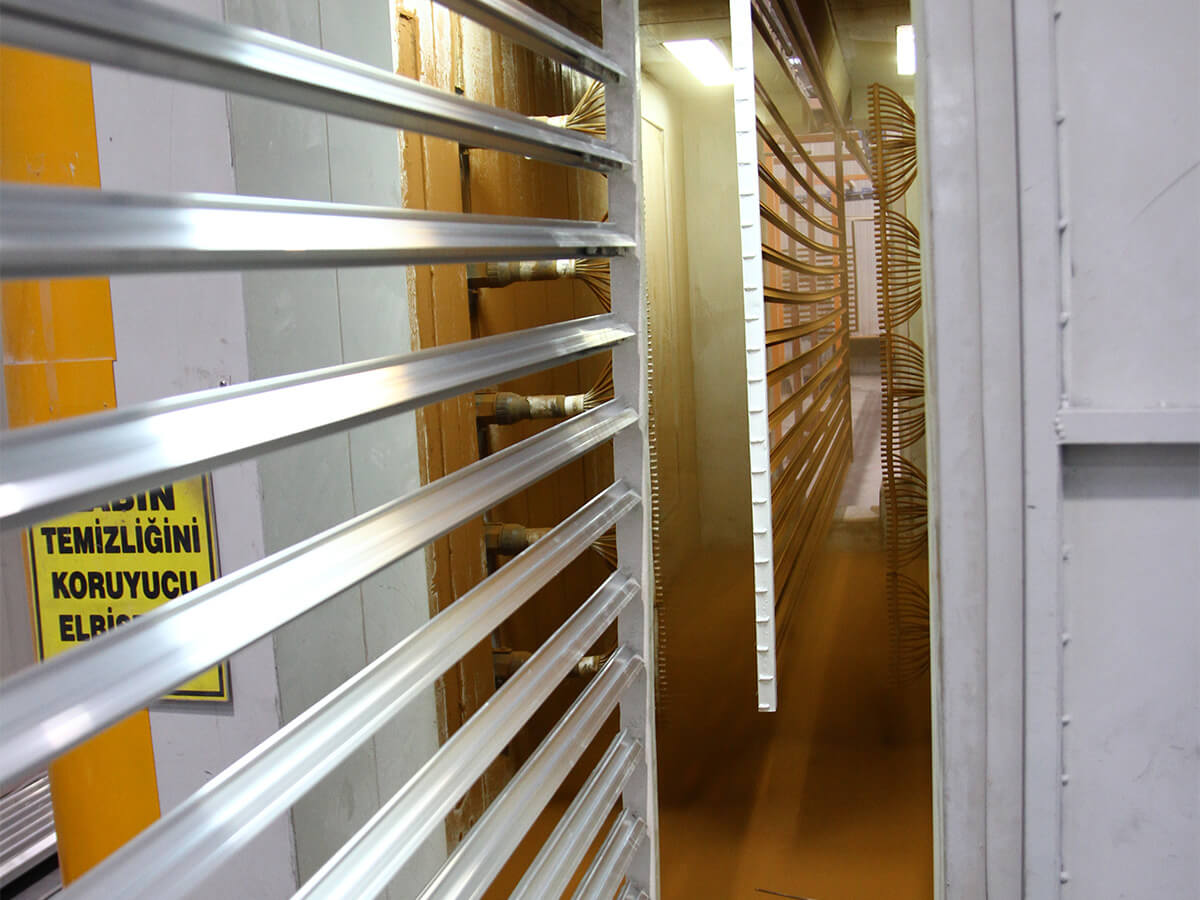 Electrostatic Powder Coating | MERTCAN METAL